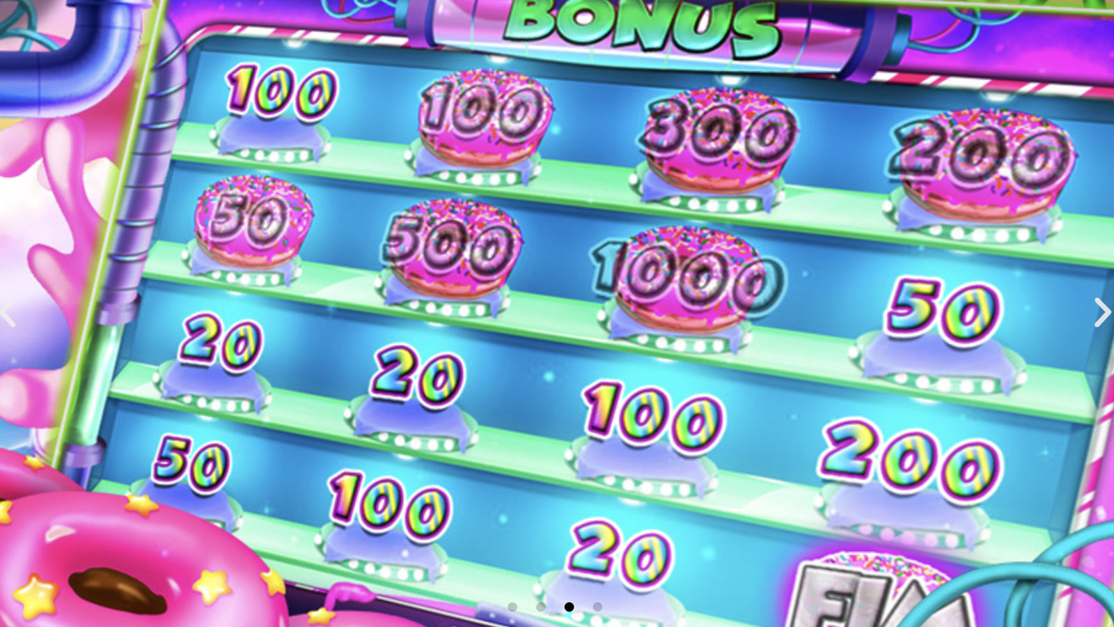 Juego Donuts - Tragamonedas VIP